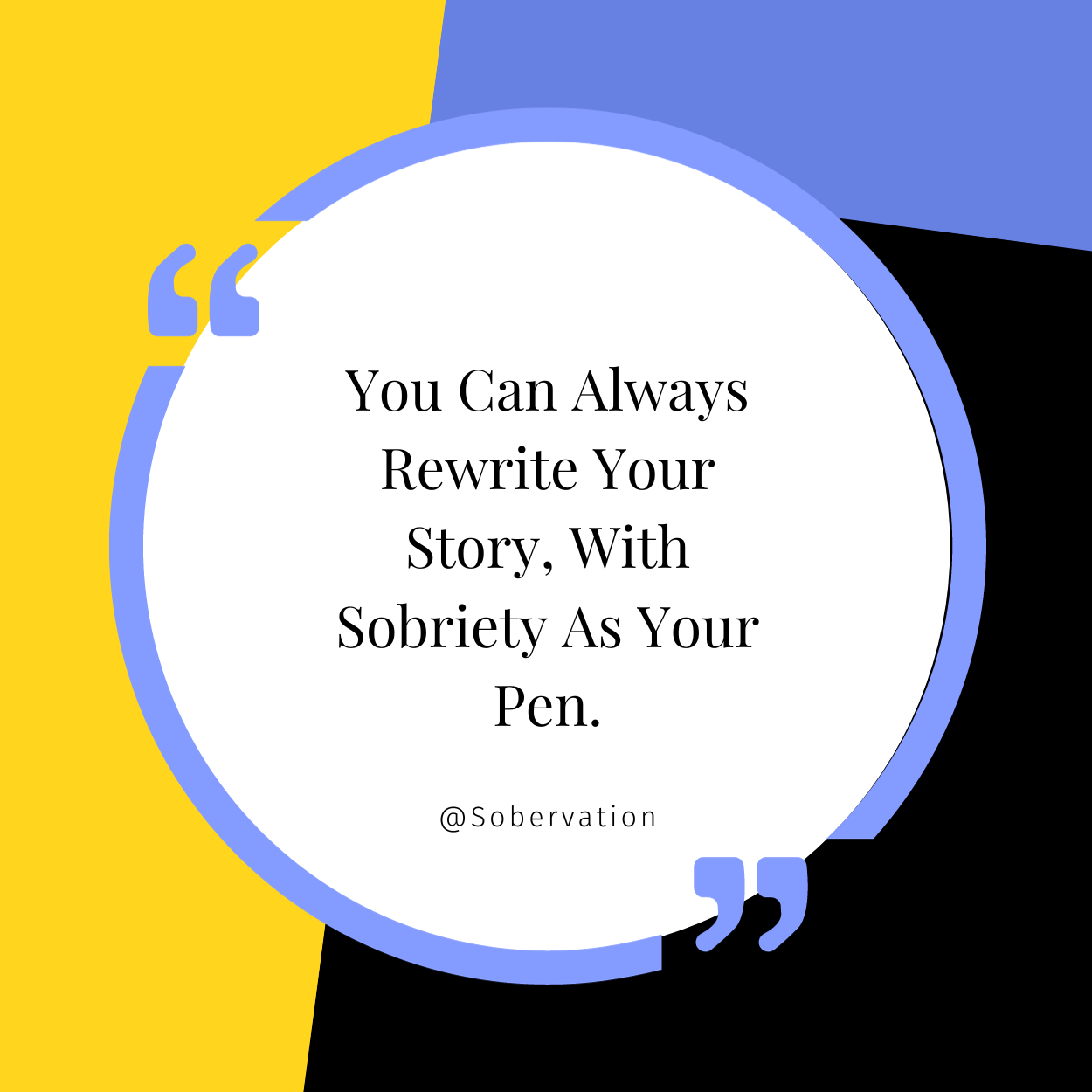 Sober + Motivation = SOBERVATION – Sobervation